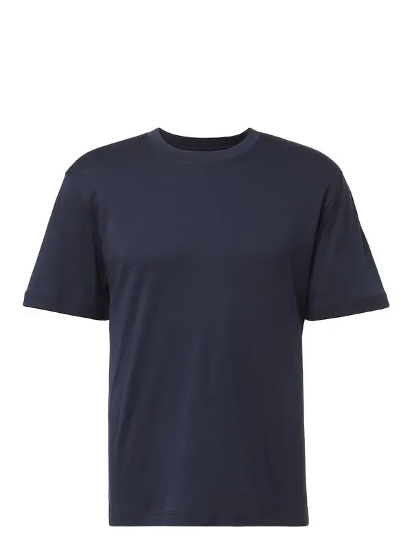 Eleventy Cotton-blend T-shirt - Blue