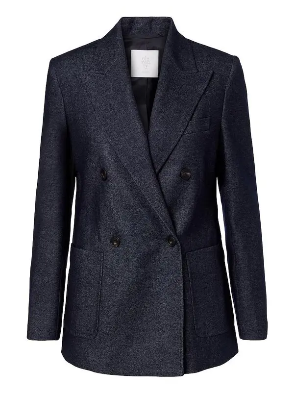 Eleventy Double-breasted Blazer - Blue