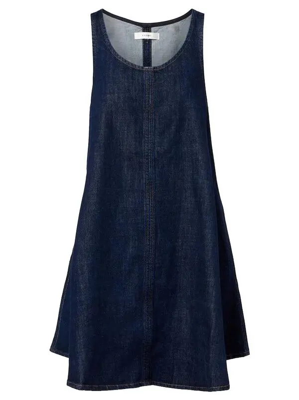 FRAME Skipper Denim Mini Dress - Blue