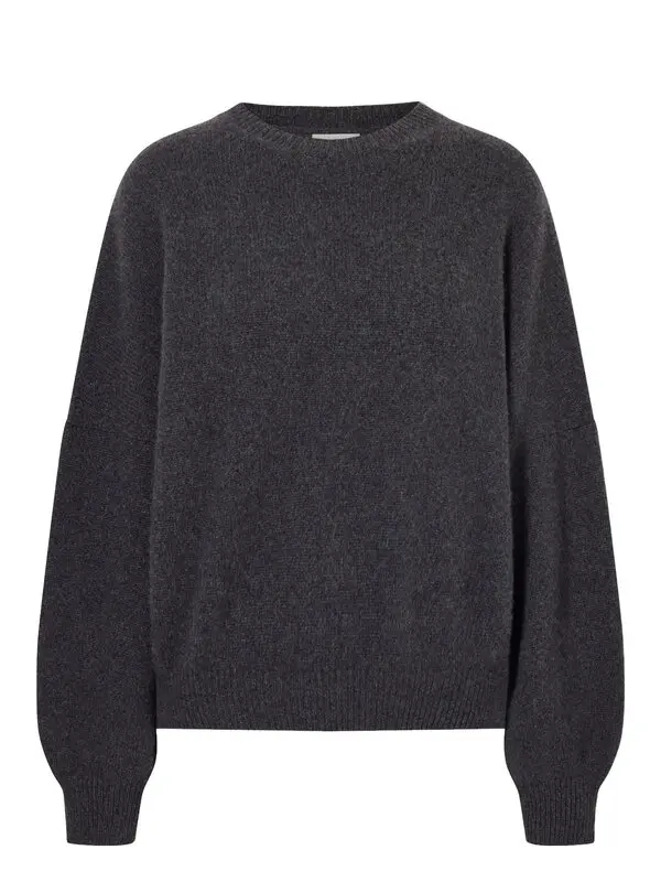 Khaite Margaux Cashmere Oversized Sweater - Gray