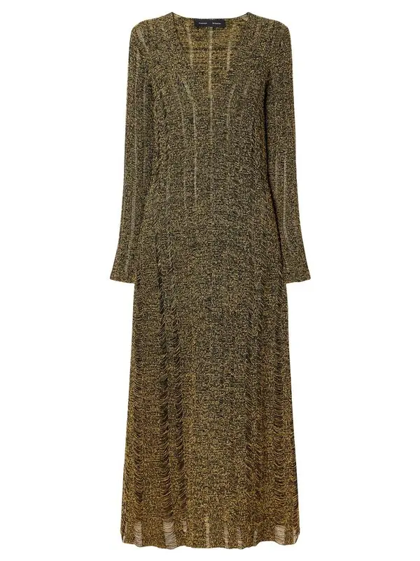 Proenza Schouler Maelle Maxi Dress - Gold