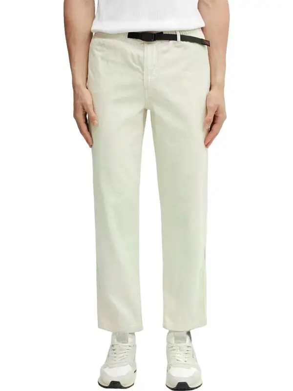 Gramicci Belted Straight-leg Trousers - Neutrals