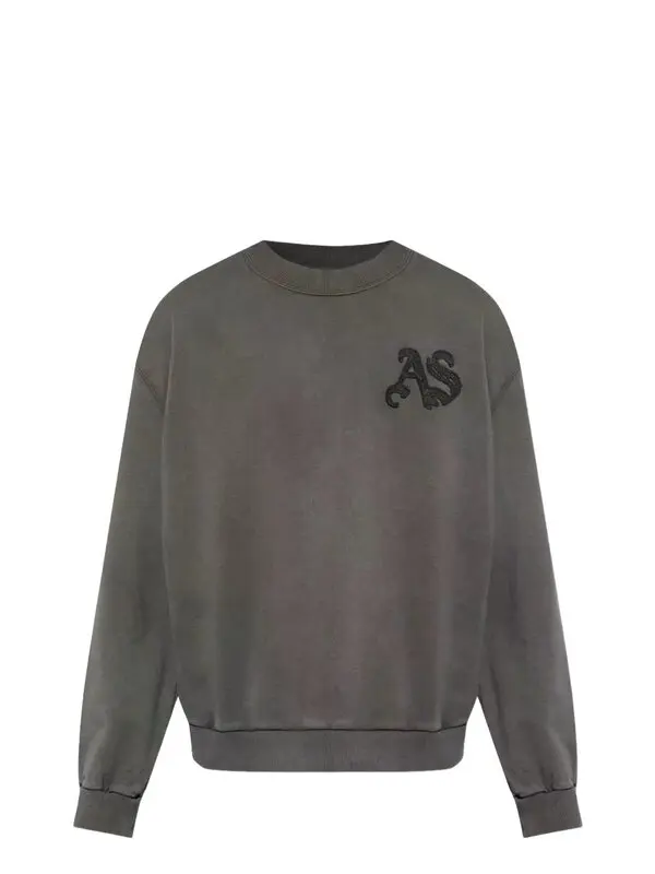 ALLSAINTS Insignia Crewneck Sweatshirt - Grey