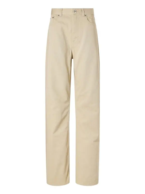 JW Anderson Mid-rise Straight-leg Jeans - Neutrals