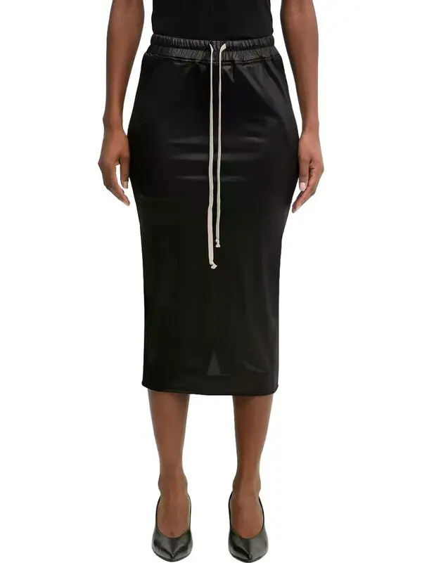Rick Owens Midi Skirt - Black