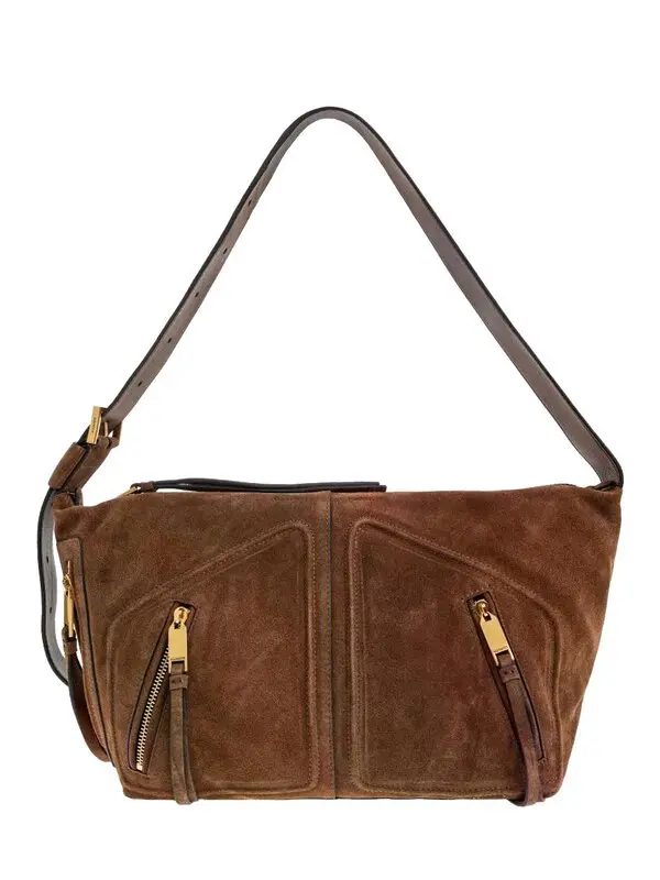 ALLSAINTS Jean Rey Shoulder Bag - Brown