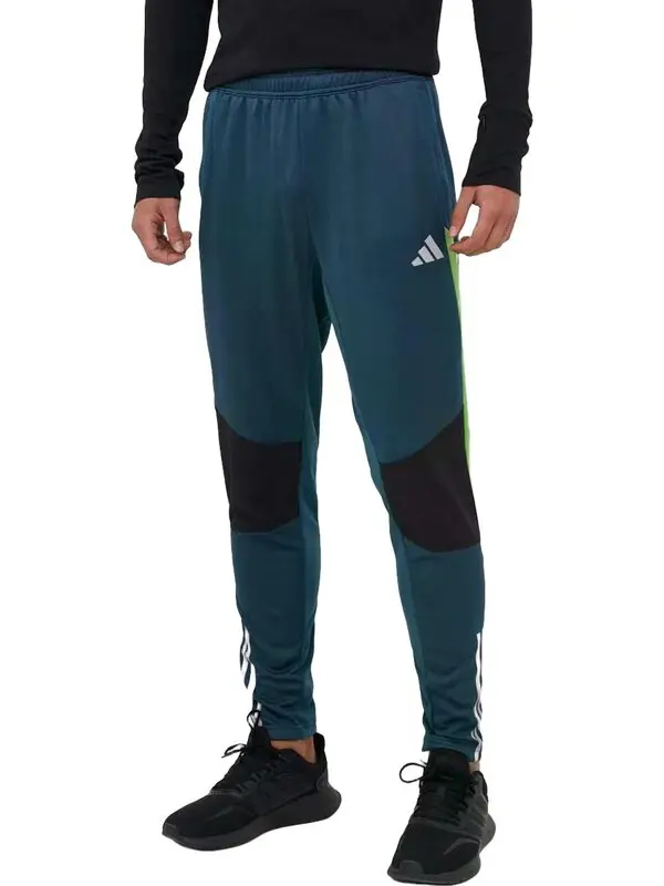 Adidas Logo-print Panelled Track Pants - Blue