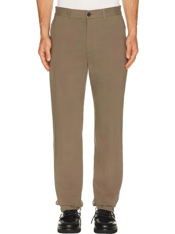 Theory Standard Pant In Good Linen - Morel
