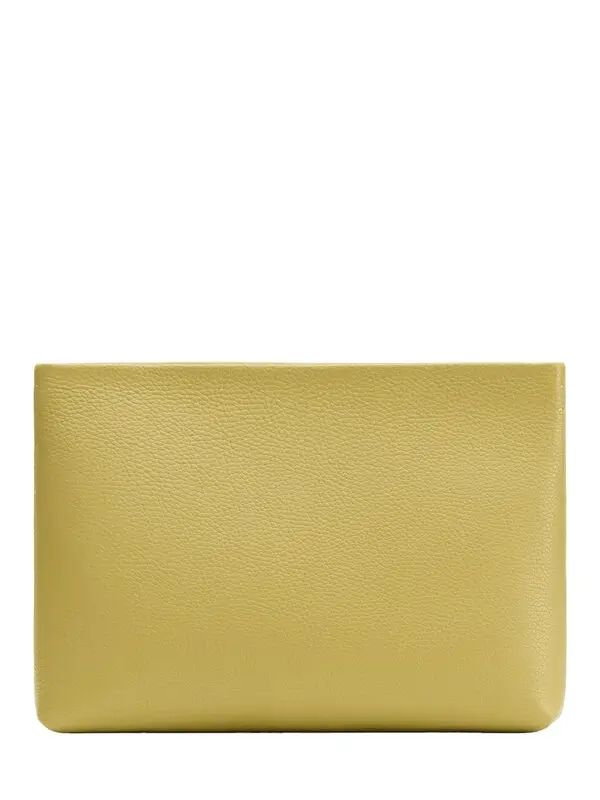 Cuyana Medium Zipper Pouch - Lime