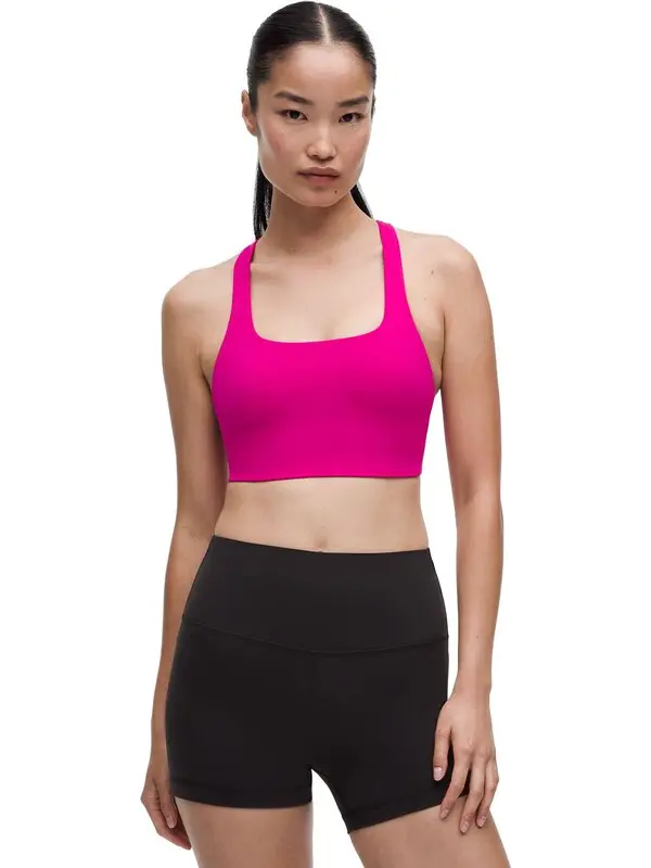 Lululemon All-time Hero Sports Bra - Pink Flare