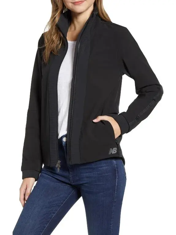 NEW BALANCE Q Speed Winterwatch Water-resistant Jacket - Black