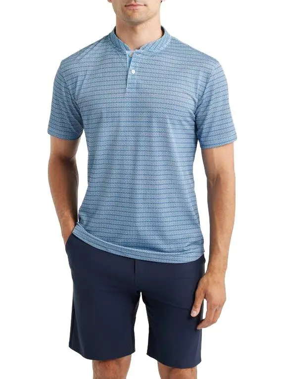 SWANNIES Lighthouse Blade Polo - Navy-printed