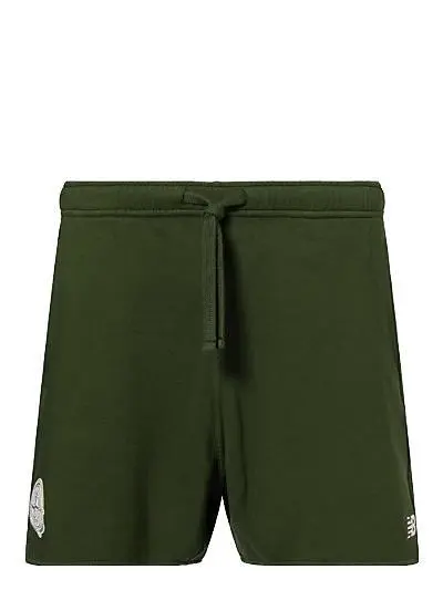 Stone Island X New Balance Drawstring Cotton-jersey Shorts - Juniper