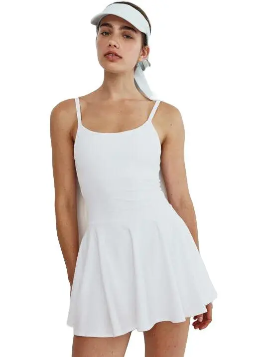 H&m Softmove™ Tennis Dress - White