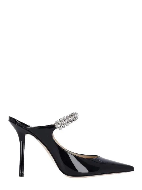 JIMMY CHOO Bing 100" Mules - Black