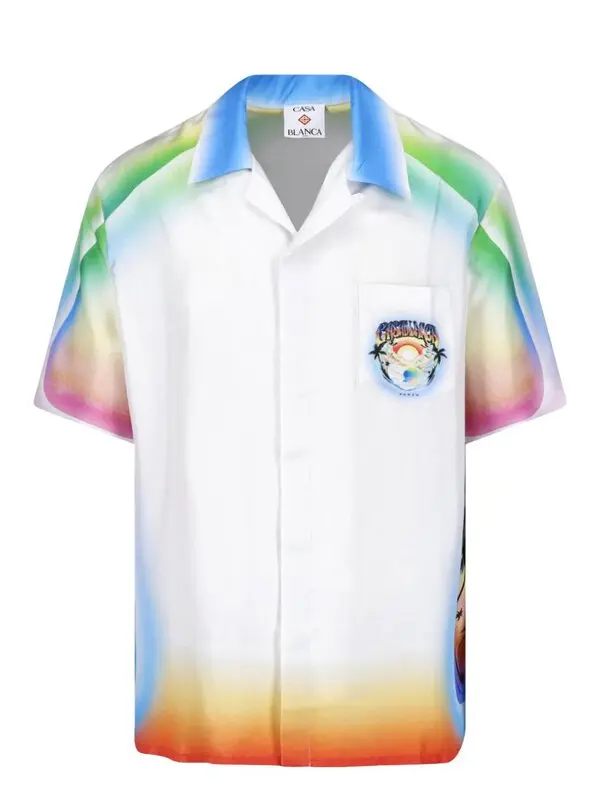 Casablanca Silk Shirt "airspray - Multi