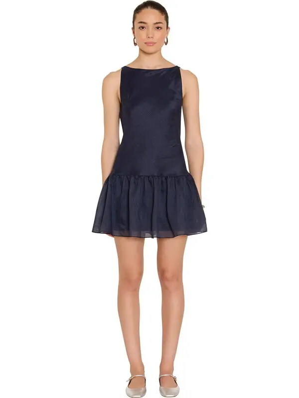 Amanda Uprichard Margo Dress - Navy