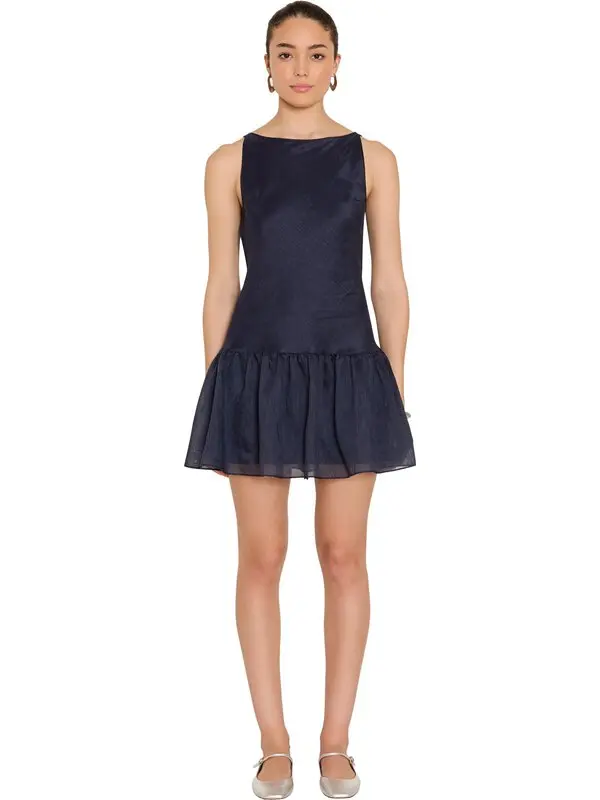 Amanda Uprichard Margo Dress - Navy