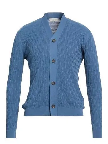 FILIPPO DE LAURENTIIS Cotton Cardigan - Blue