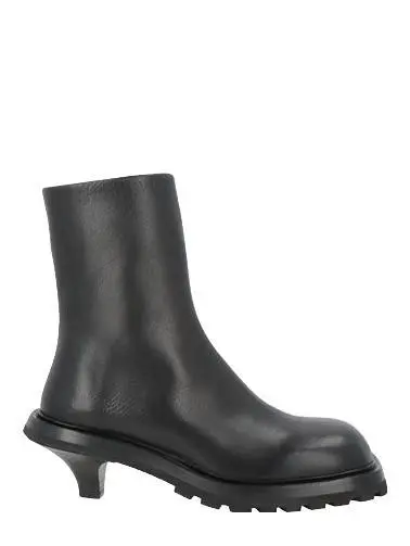 Marsèll Leather Ankle Boots With Cone Heel - Black
