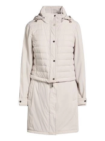 MOORER Lightweight Quilted Down Coat - Light Grey