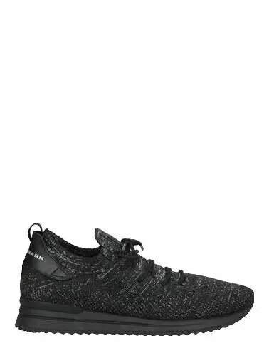 Paul & Shark Sneakers In Textile Fibers And Leather - Black