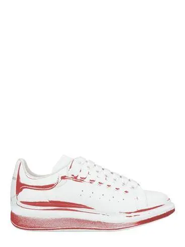 Alexander McQueen Soft Leather Sneakers - Red