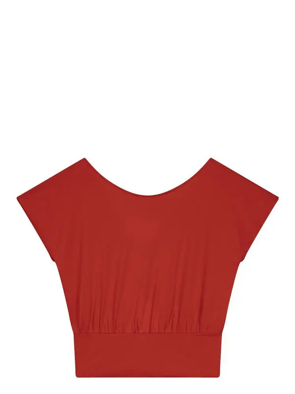 MARIANNE BY MARIE JORDANE Juno Organic Cotton Tee - Red