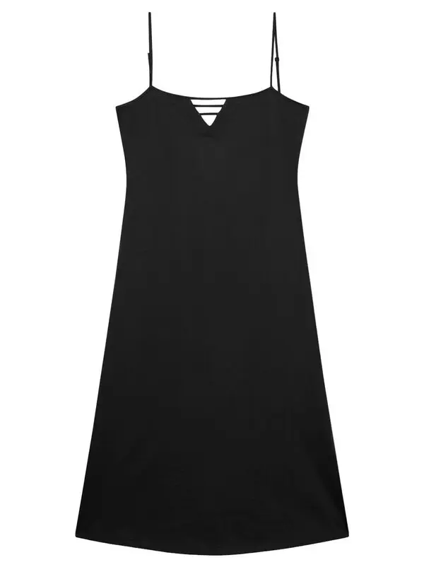 MARIANNE BY MARIE JORDANE Karma Open-back Midi Dress - Black