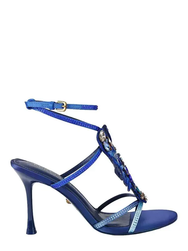 Kurt Geiger Lobster Embellished Heeled Sandals - Blue