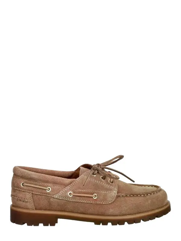VAGABOND SHOEMAKERS Joslyn Lace-up Lug-sole Loafers - Neutrals