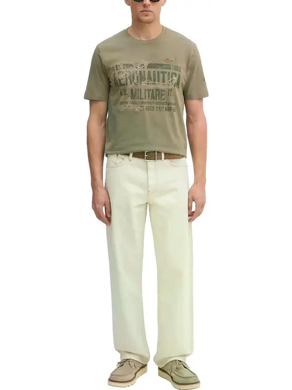 AERONAUTICA MILITARE 4th Wing-printed T-shirt - Green