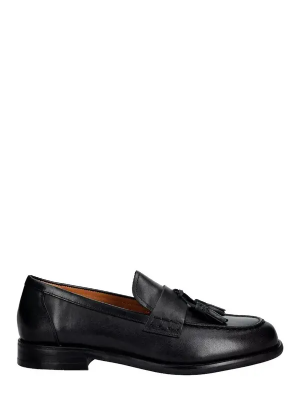 VAGABOND SHOEMAKERS Linn Tassel-detail Leather Loafers - Black