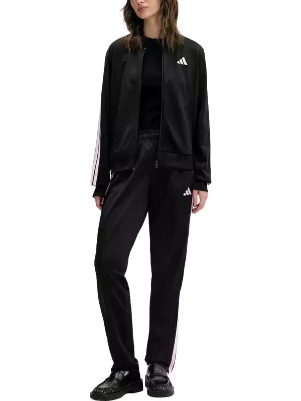 Adidas Side-stripe Tracksuit Set - Black