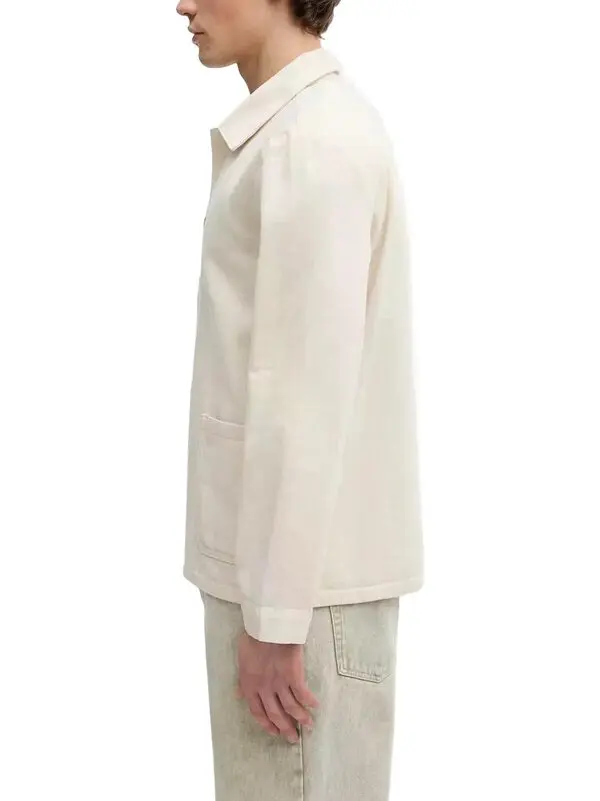 A.p.c. Kerlouan Button-up Patch-pocket Jacket - Neutrals