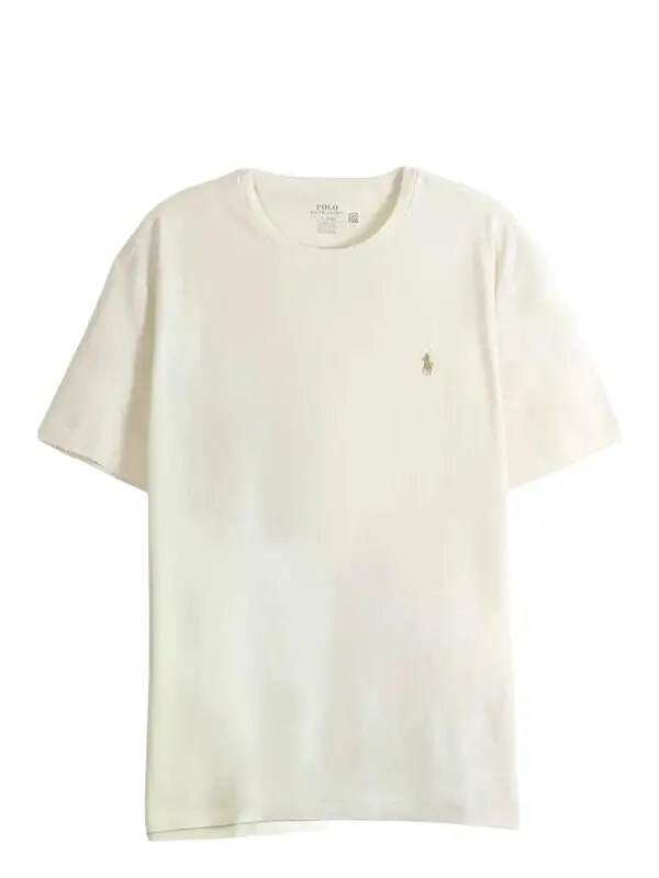 Polo Ralph Lauren Embroidered-logo T-shirt - Neutrals