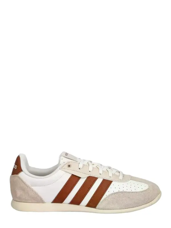 Adidas Suede-trimmed Panelled Sneakers - White