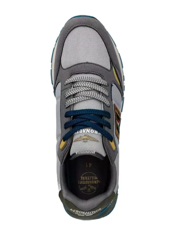 AERONAUTICA MILITARE Frecce Tricolori Panel Sneakers - Grey