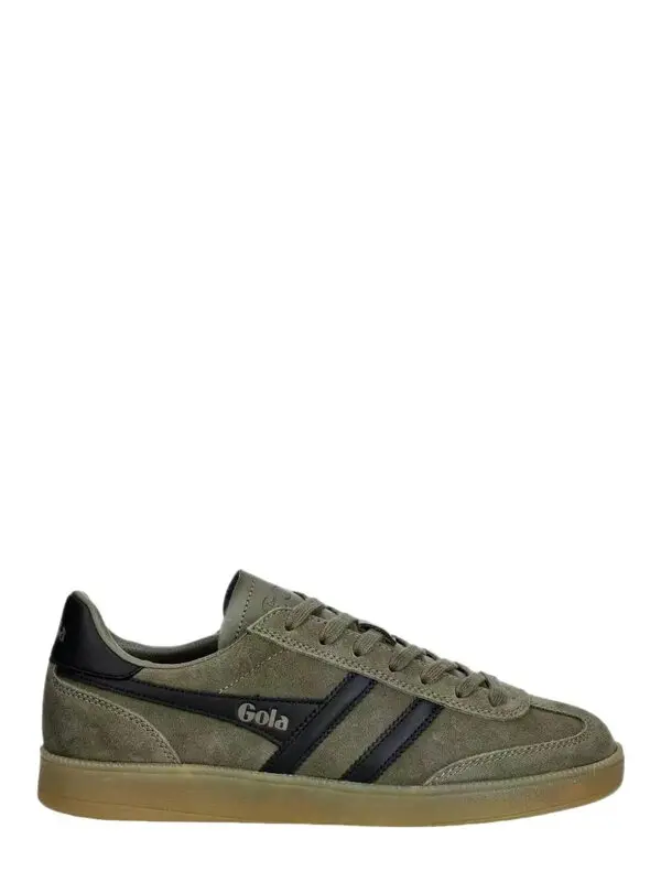 Gola Viper Logo-print Suede Sneakers - Green