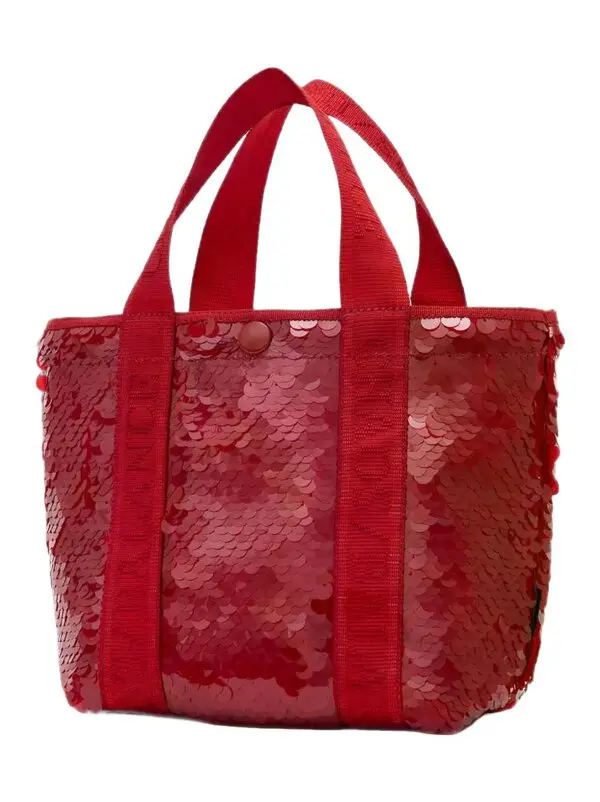 Undercover Sequin-embellished Tote Bag - Red