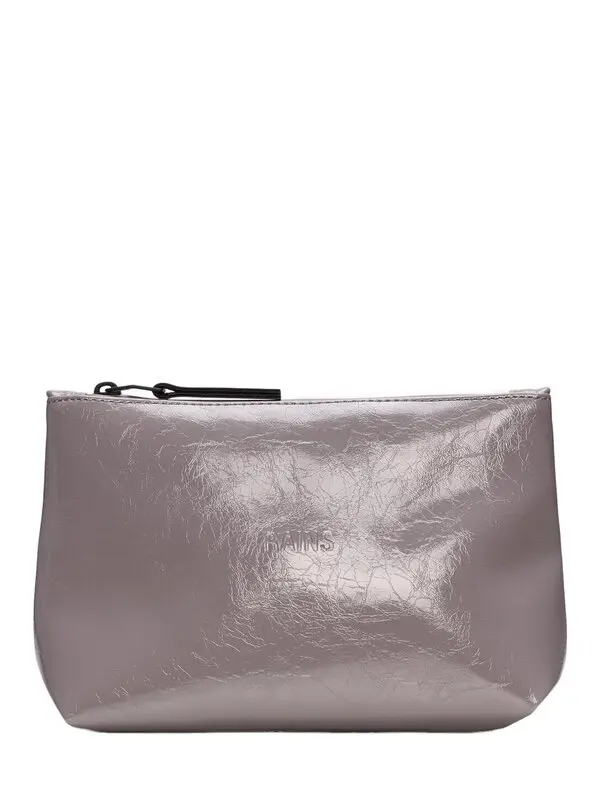 Rains Cosmetic Bag In Waterproof Pu - Beige
