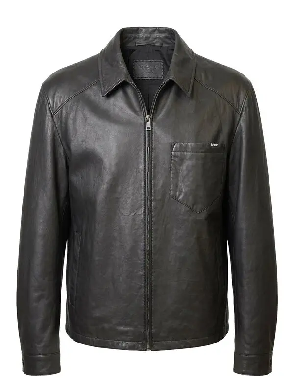 Prada Lambskin Leather Jacket - Multicolor