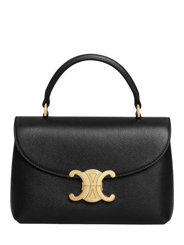 Celine Teen Nino Leather Crossbody Bag - Black