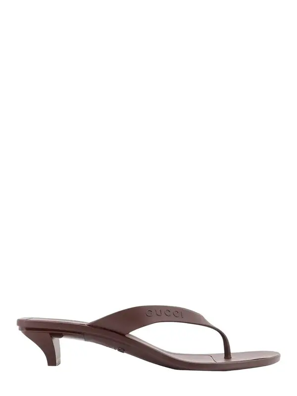 Gucci Vittoria Rubber Flip-flop Sandals - Multicolor