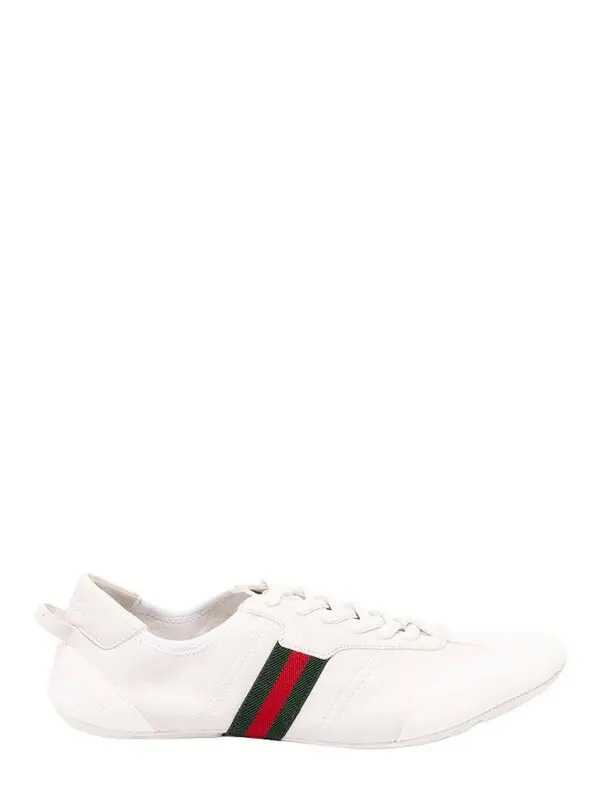 Gucci Calf Leather Lace-up Sneakers - Multicolor
