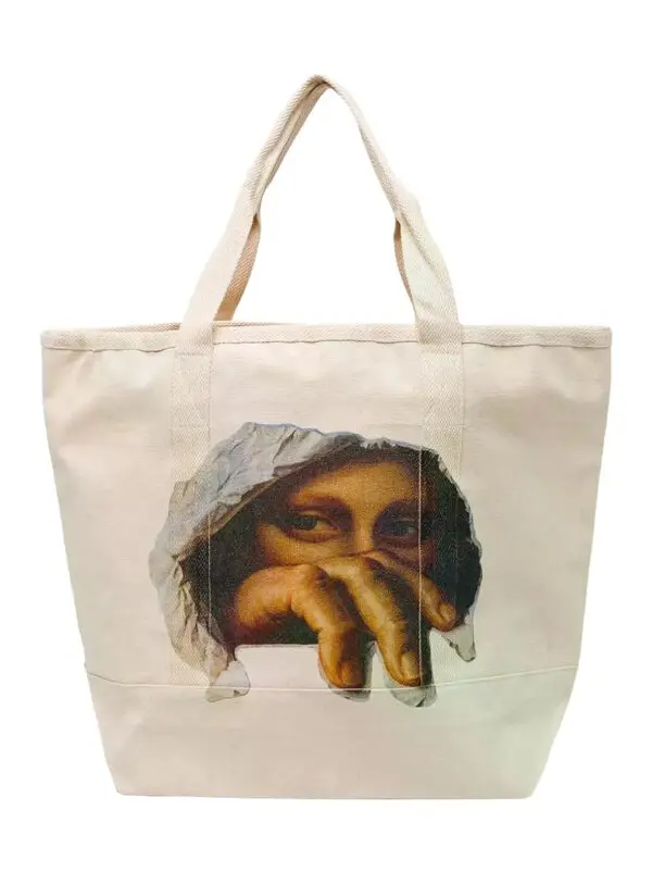 MELT Graphic Print Tote Bag - Neutrals
