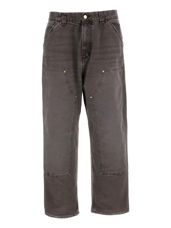 Carhartt Work In Progress Dearborn Organic Cotton Canvas Trousers - Brown