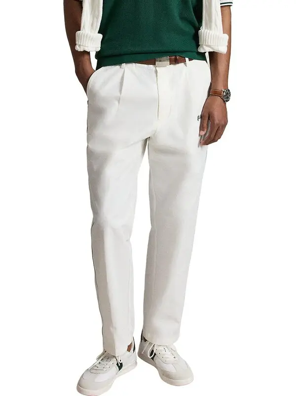 Ralph Lauren Oakfort Classic Fit Faille Pant - Paper White