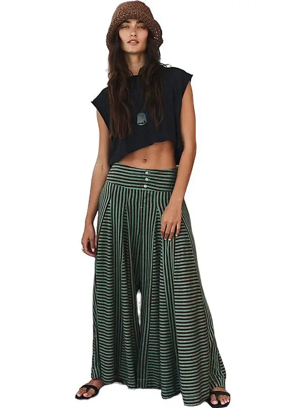 Free People Zoe Pants - Mint Combo