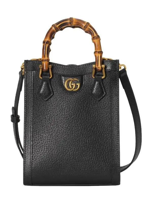 Gucci Mini Diana Tote Bag - Black